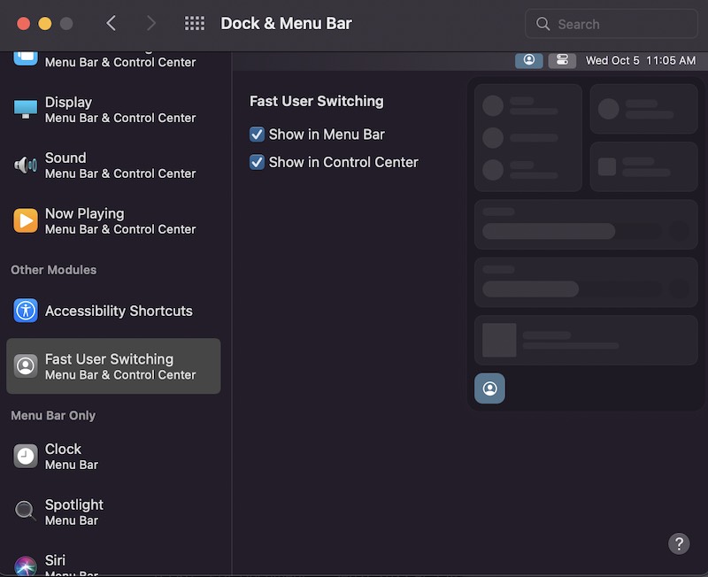 How To Enable And Disable Fast User Switching In Macos Maciverse