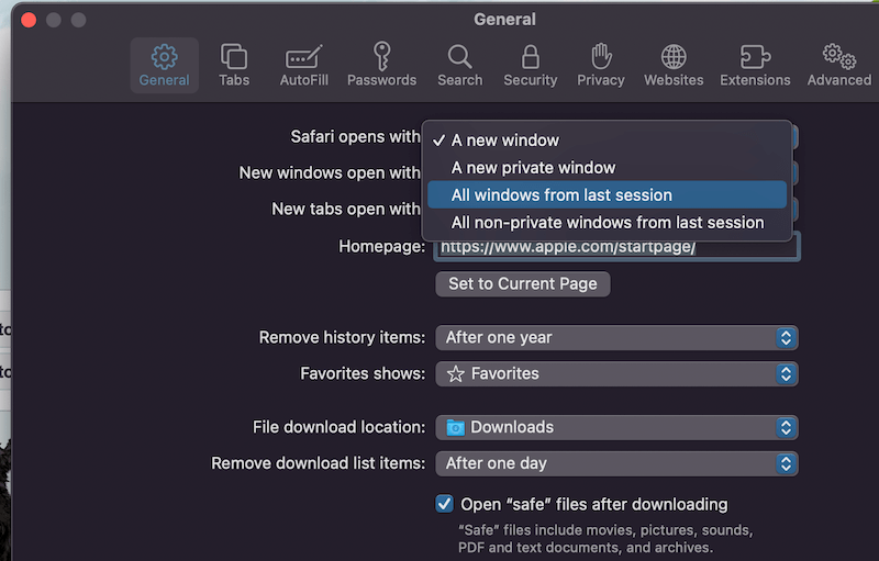 How To Restore Safari Tabs | Maciverse