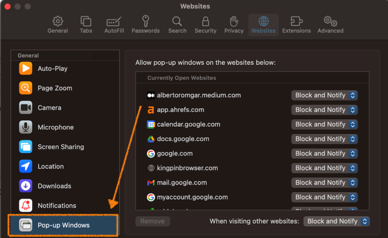 How To Enable And Block Pop-ups In Safari | Maciverse